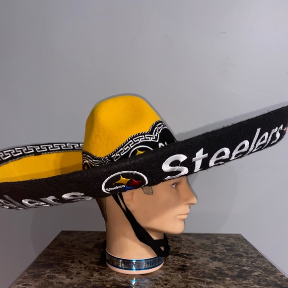 Handmade | Accessories | Pittsburgh Steelers Custom Made Sombrero ...